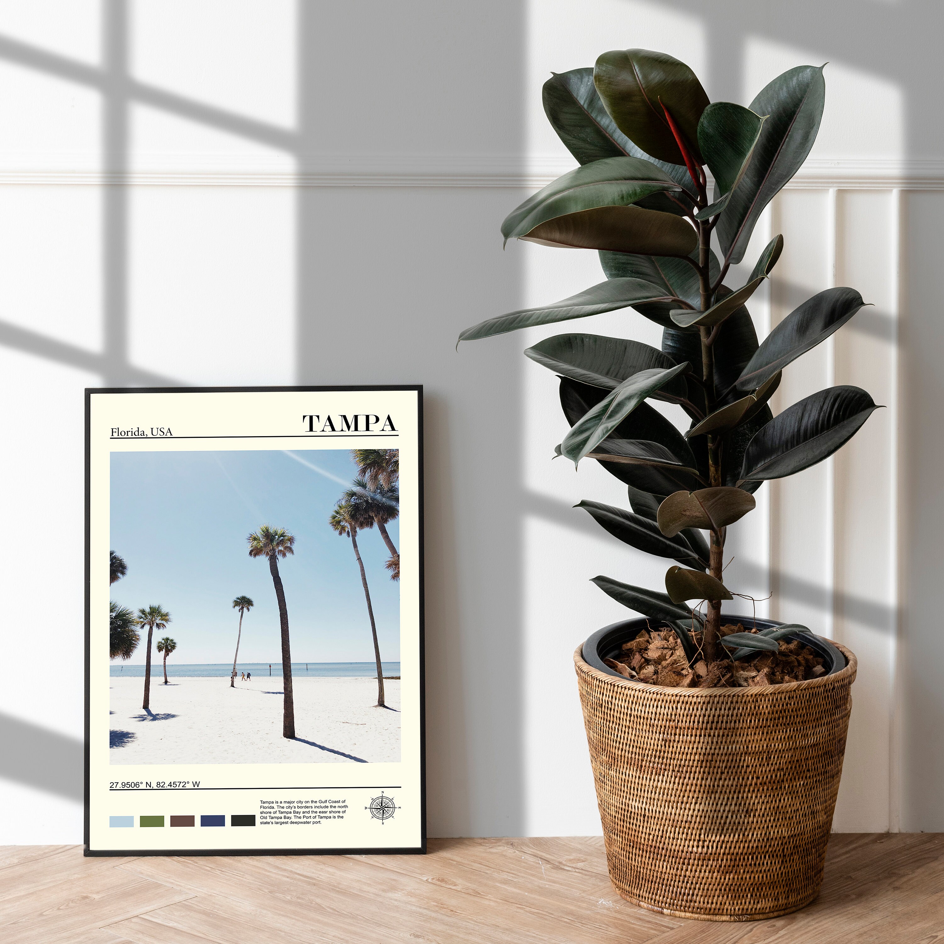 Tampa Print, Florida Wall Art, Tampa Poster, Tampa Photo, Tampa Poster ...