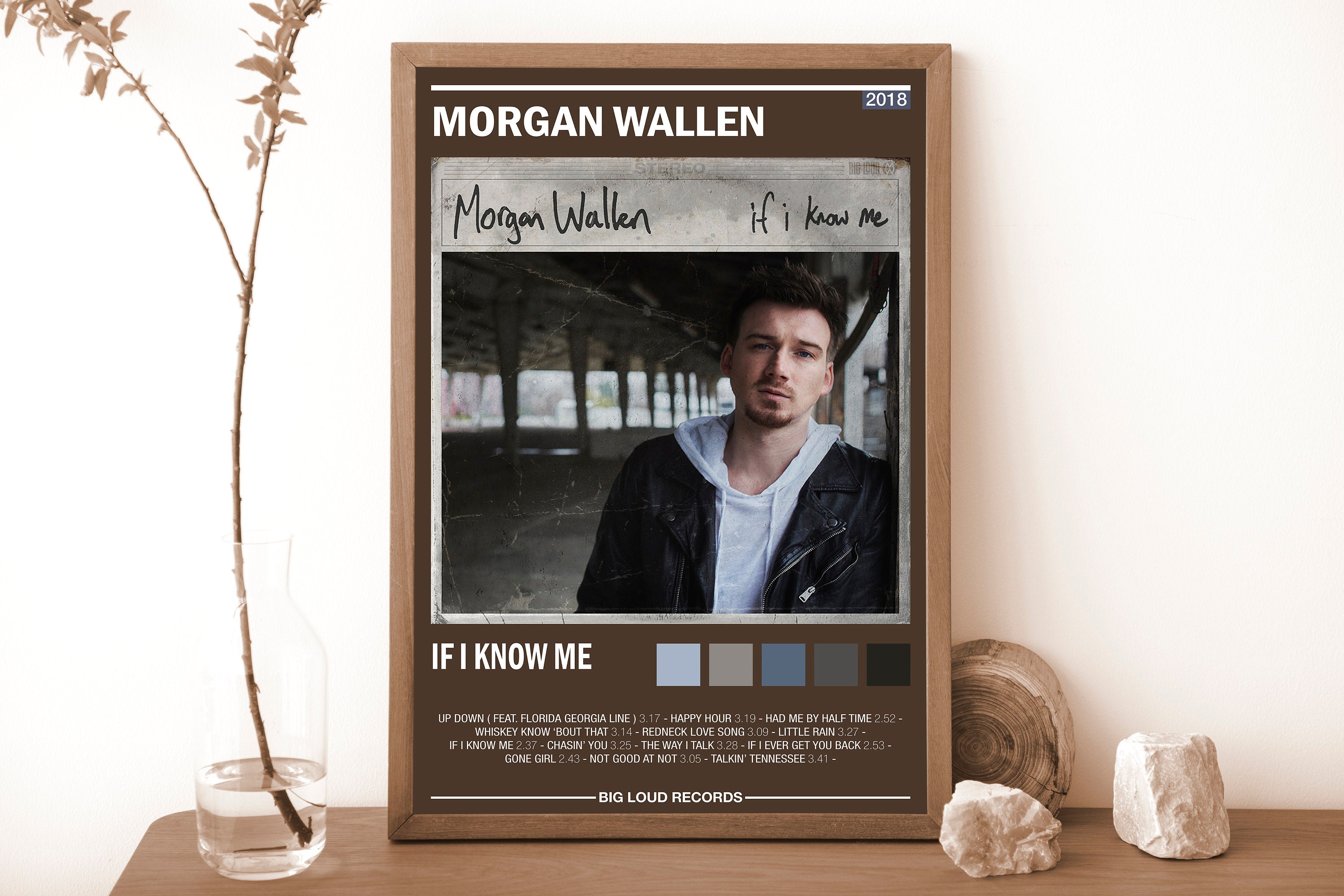 Morgan Wallen Poster Morgan Wallen Album Cover Morgan Wallen Album Wall ...