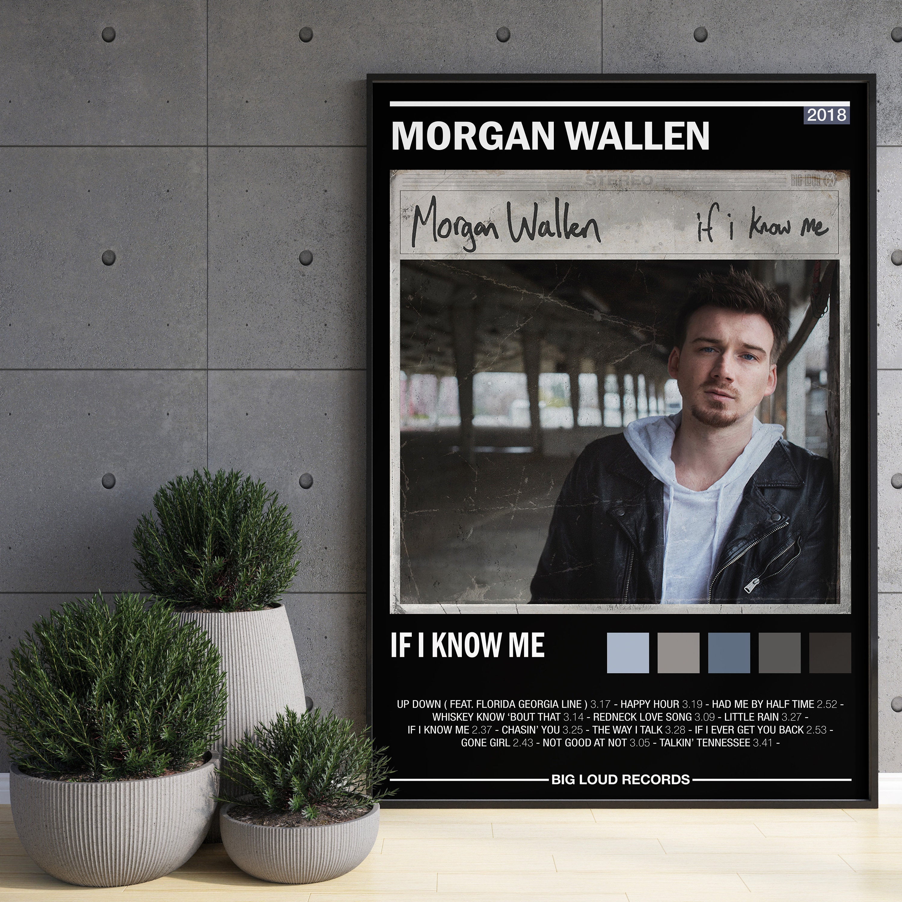 Morgan Wallen Poster Morgan Wallen Album Cover Morgan Wallen Album Wall ...