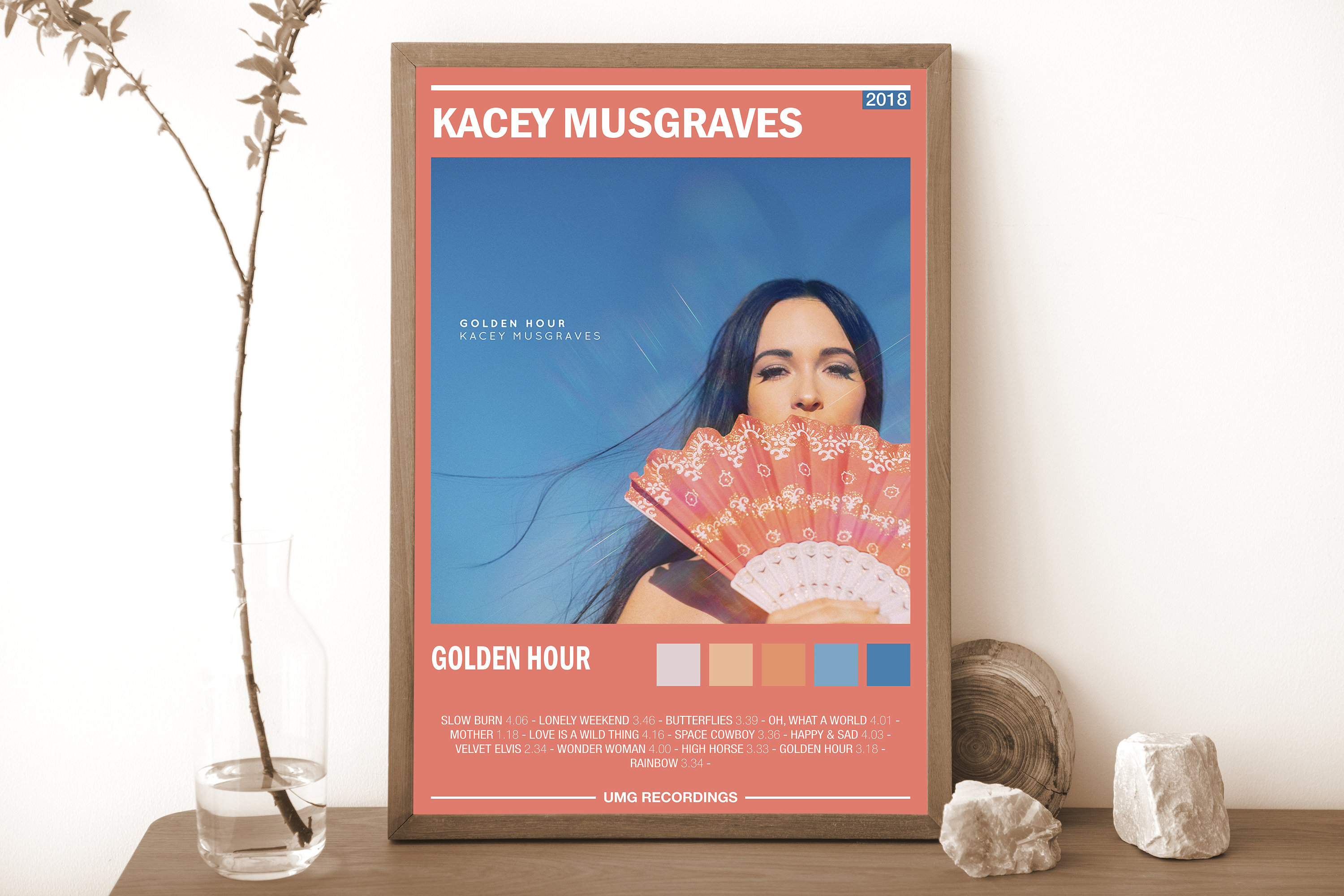 Kacey Musgrave Poster Kacey Musgrave Album Cover Golden Hour Album Wall ...