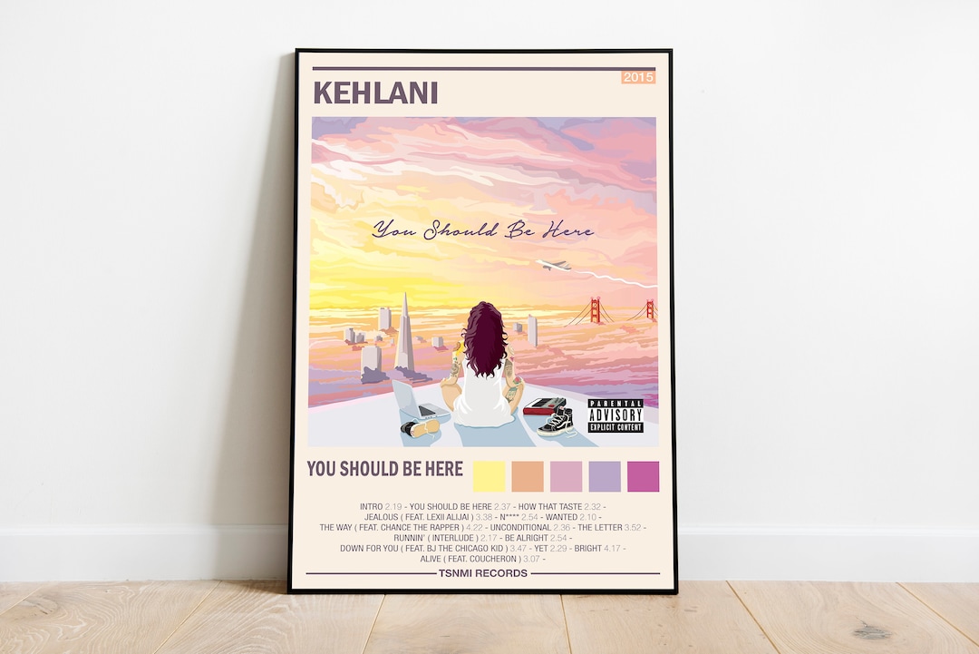 Kehlani Poster | Kehlani Album Cover | You Should Be Here Album Wall ...