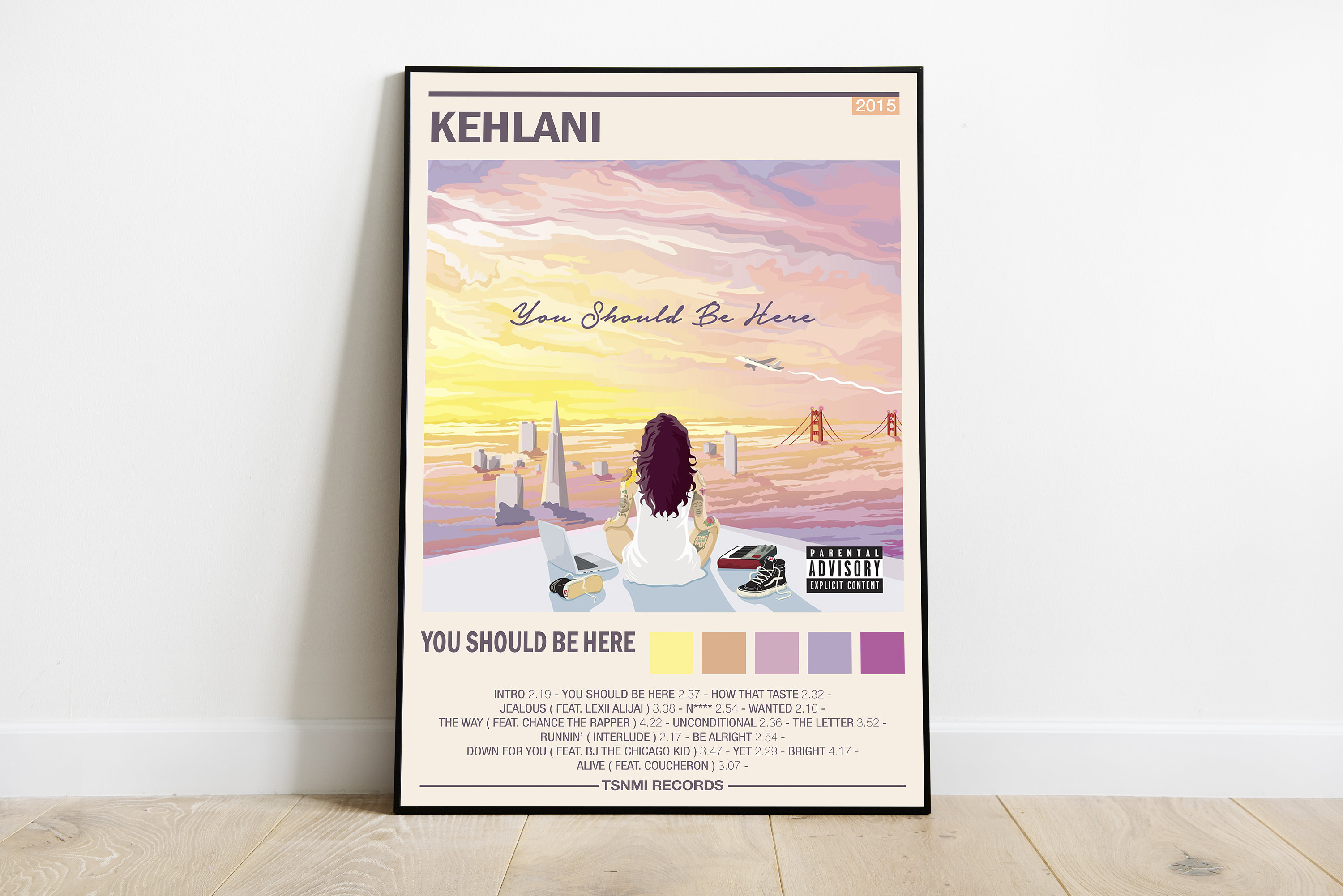 Kehlani Poster | Kehlani Album Cover | You Should Be Here Album Wall ...
