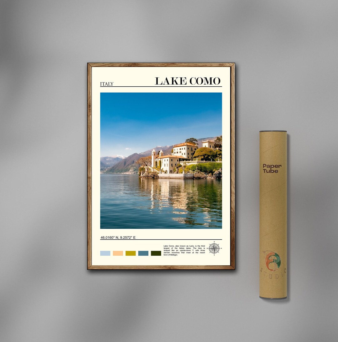 Lake Como Print, Italy Wall Art, Lake Como Poster, Lake Como Photo ...