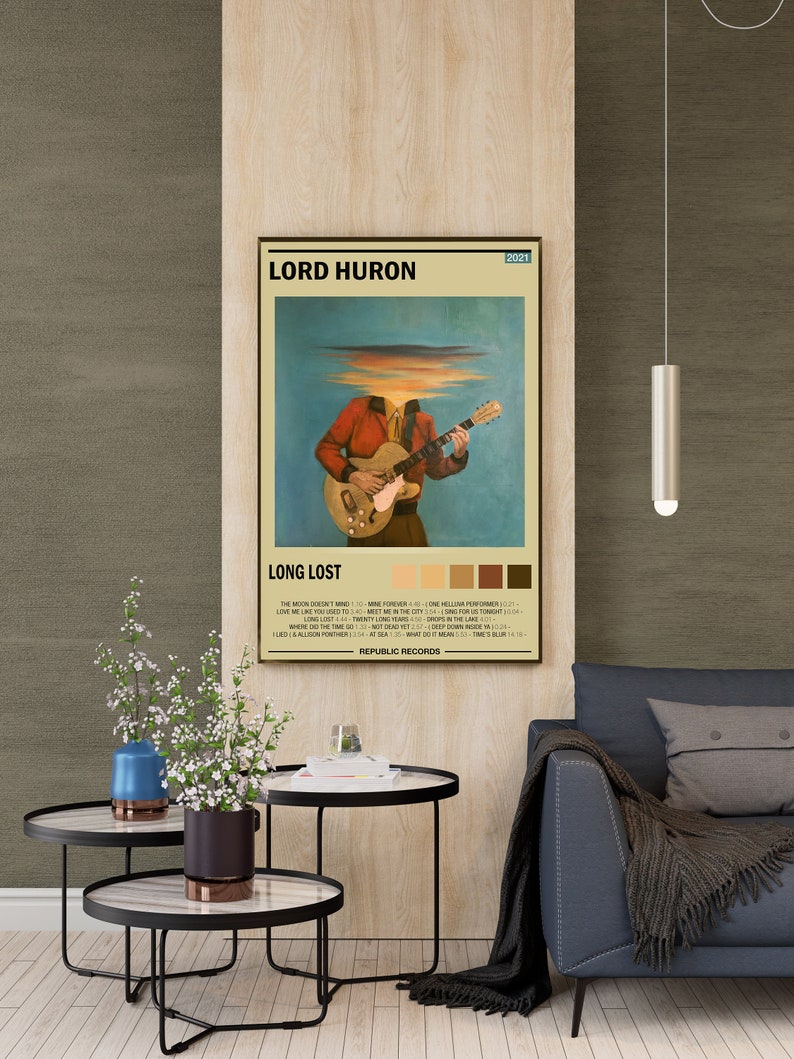 Lord Huron Poster | Lord Huron Album Cover | Long Lost Album Wall Art ...