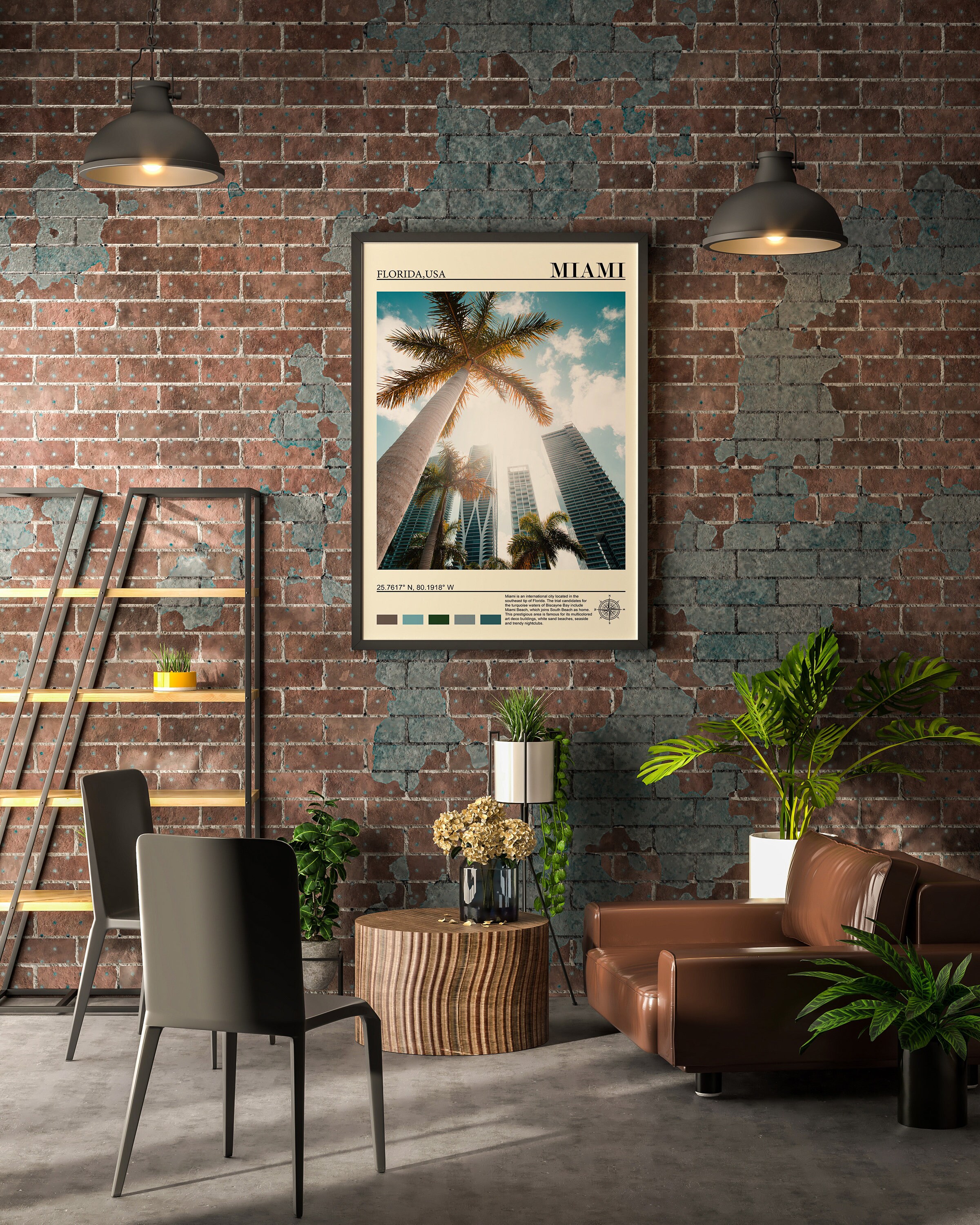 Miami Print, Florida Wall Art, Miami Poster, Florida Miami Photo, Miami ...
