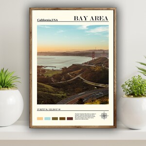 Bay Area Print, Bay Area Wall Art, Bay Area Poster, Bay Area Photo, Bay ...