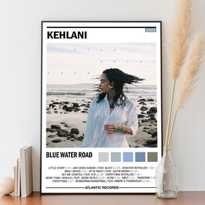 Kehlani Poster | Kehlani Album Cover | Blue Water Road Album Wall Art ...