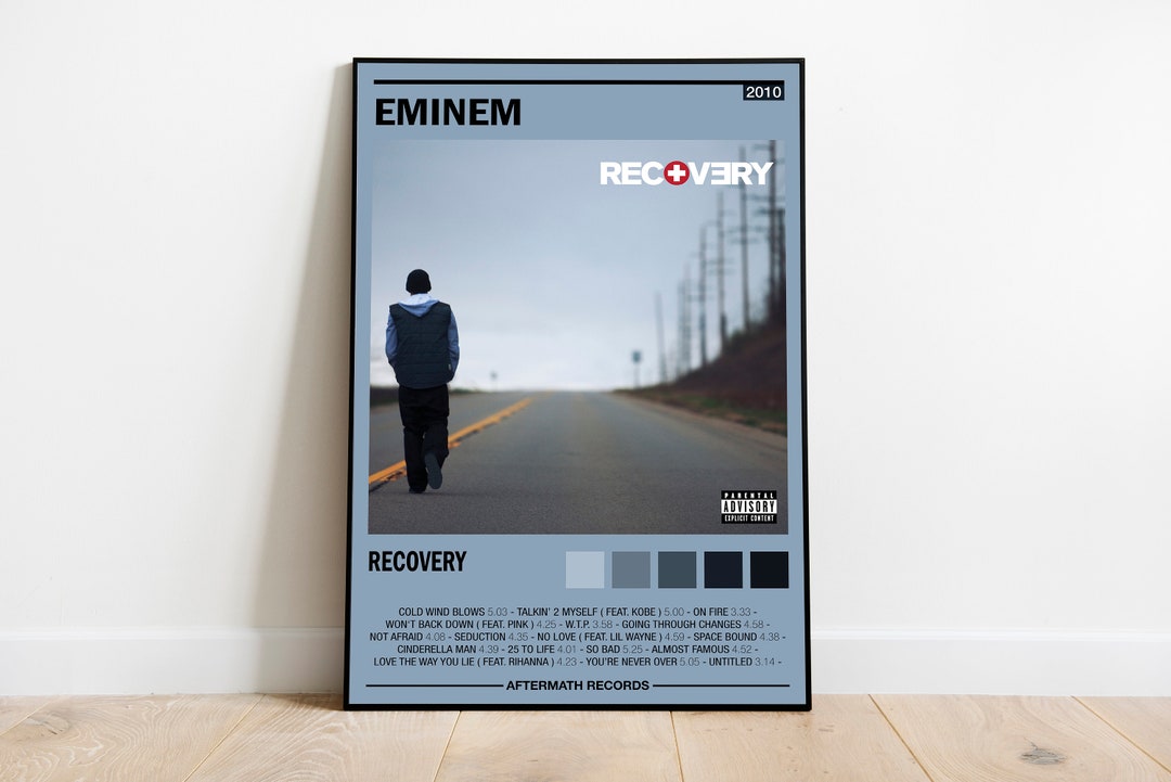 Eminem Poster Recovery Album Cover Album Wall Art Home Decor Eminem ...
