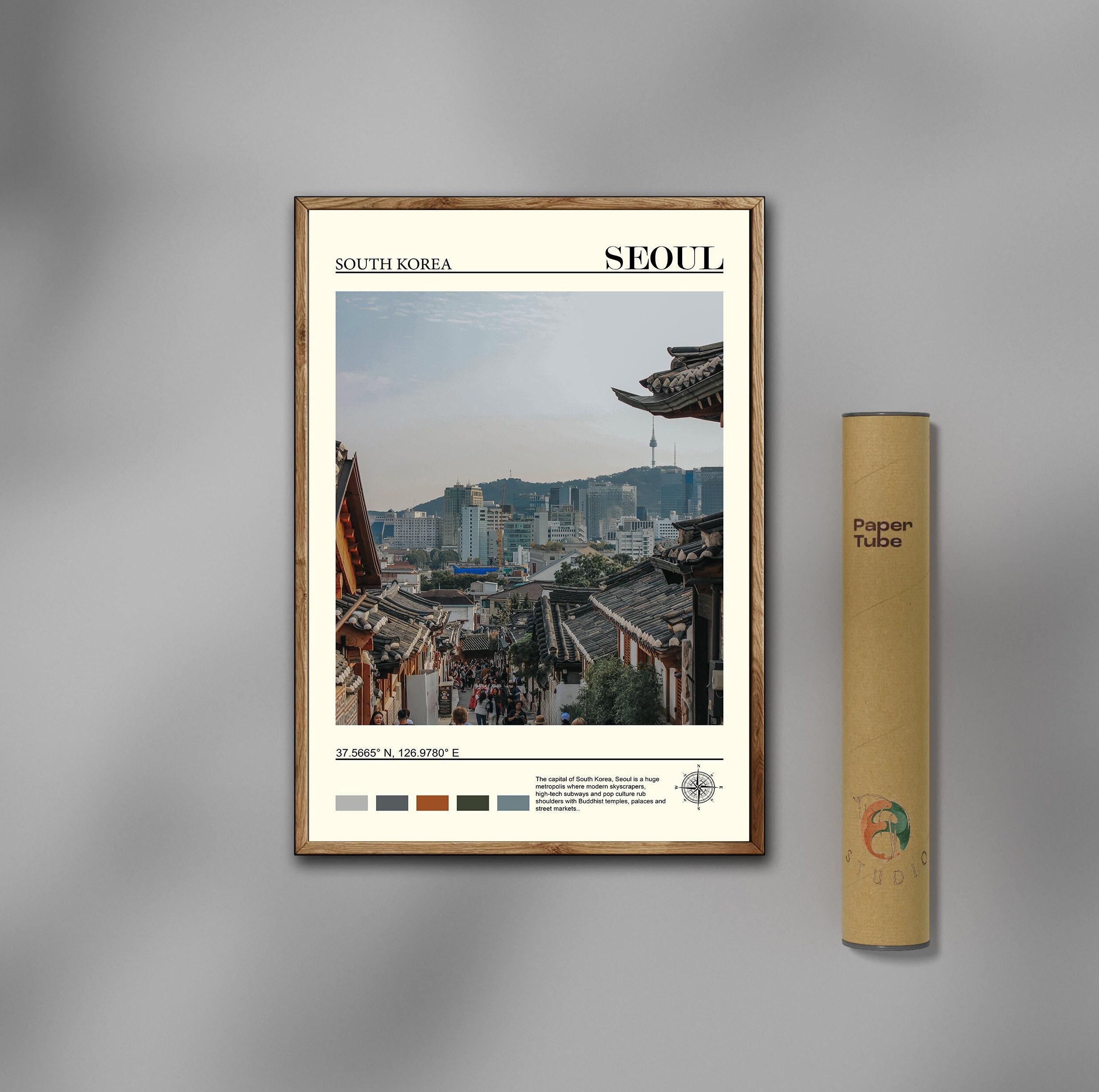 Seoul Print, South Korea Wall Art, Seoul Poster, Seoul Photo, South ...