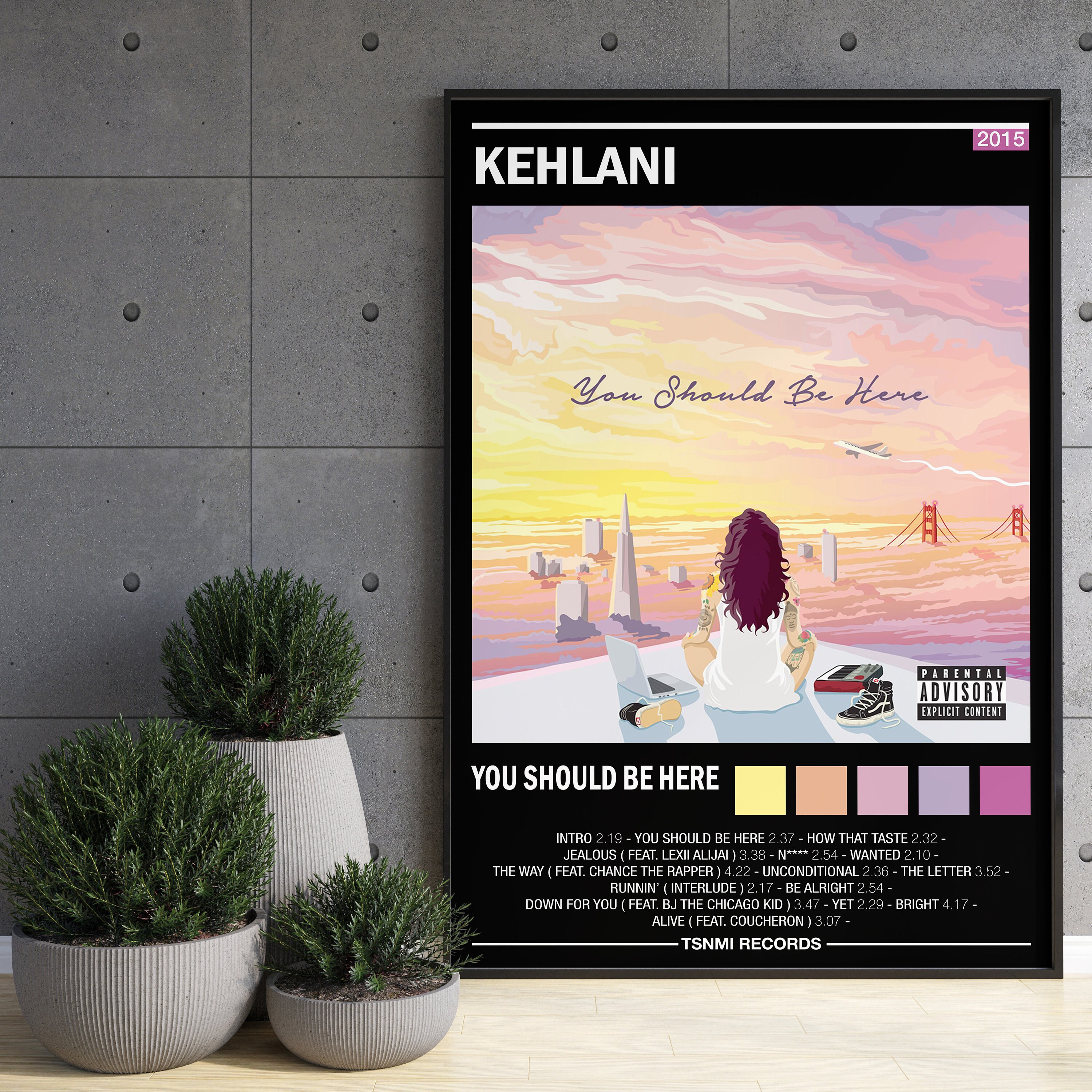 Kehlani Poster Kehlani Album Cover You Should Be Here Album Wall Art ...