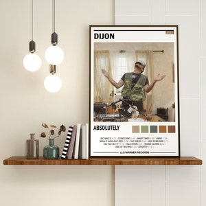 Dijon Poster | Absolutely Album Cover | Dijon Album Wall Art | Home ...