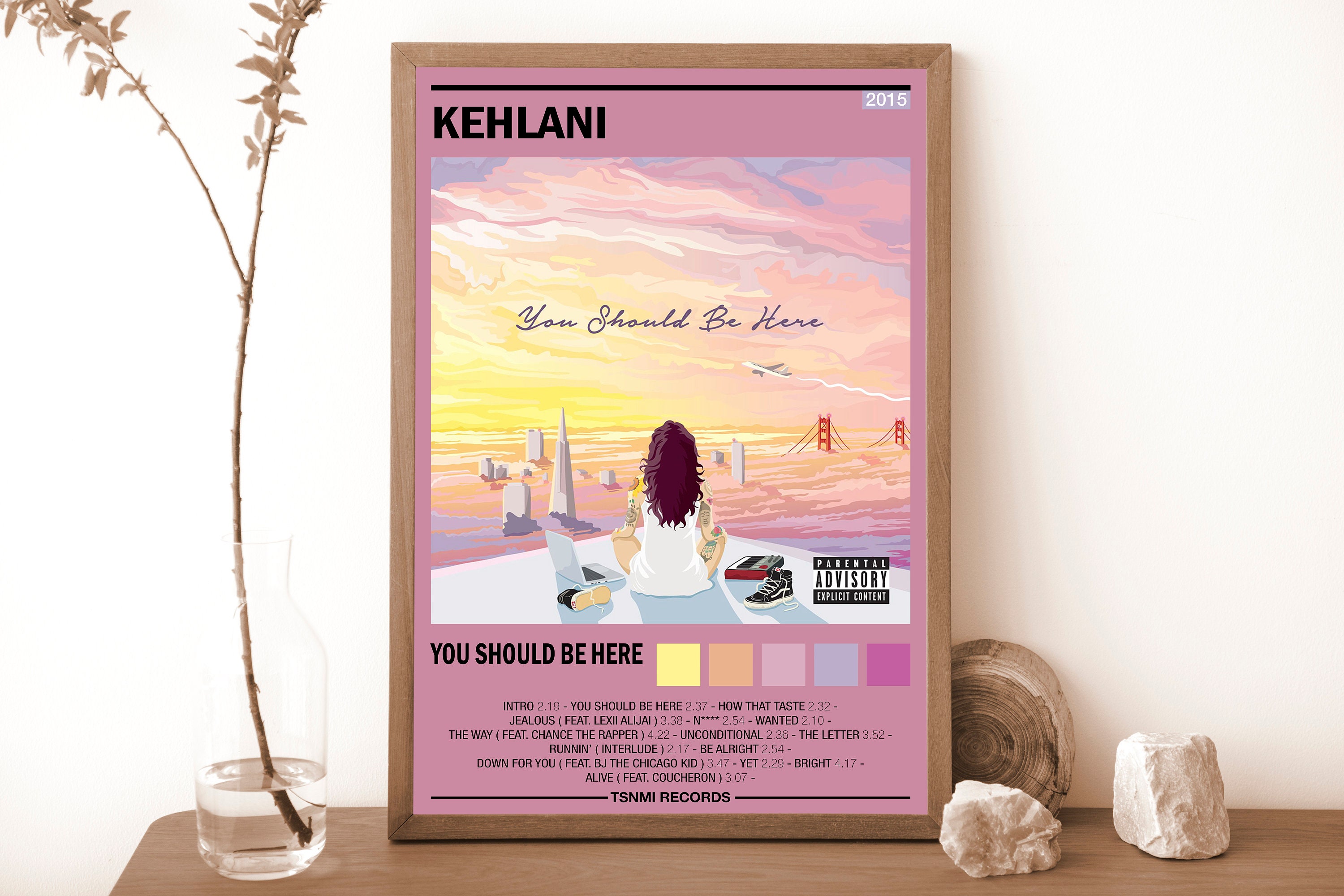 Kehlani Poster Kehlani Album Cover You Should Be Here Album Wall Art ...