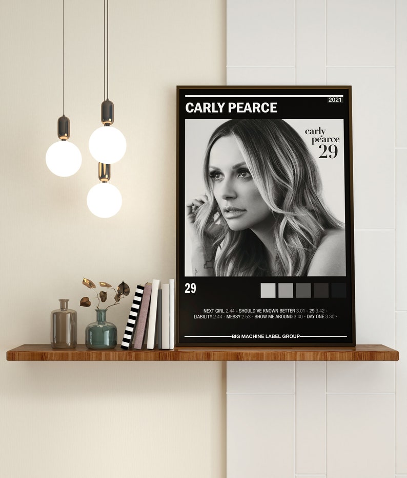 Carly Pearce Poster Carly Pearce Album Cover Carly Pearce 29 Album Wall ...