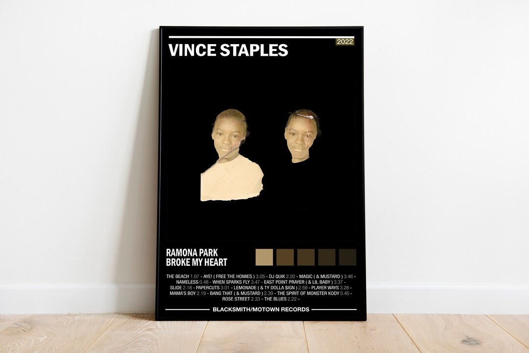 Vince Staples Poster Vince Staples Album Cover vince Staples Album Wall Art Home Decor Music Gifts Digital High Quality Print Etsy