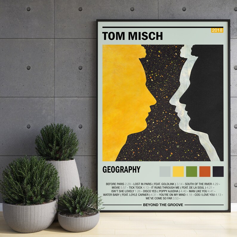 Tom Misch Poster | Tom Misch Album Cover | Geography Album Wall Art ...