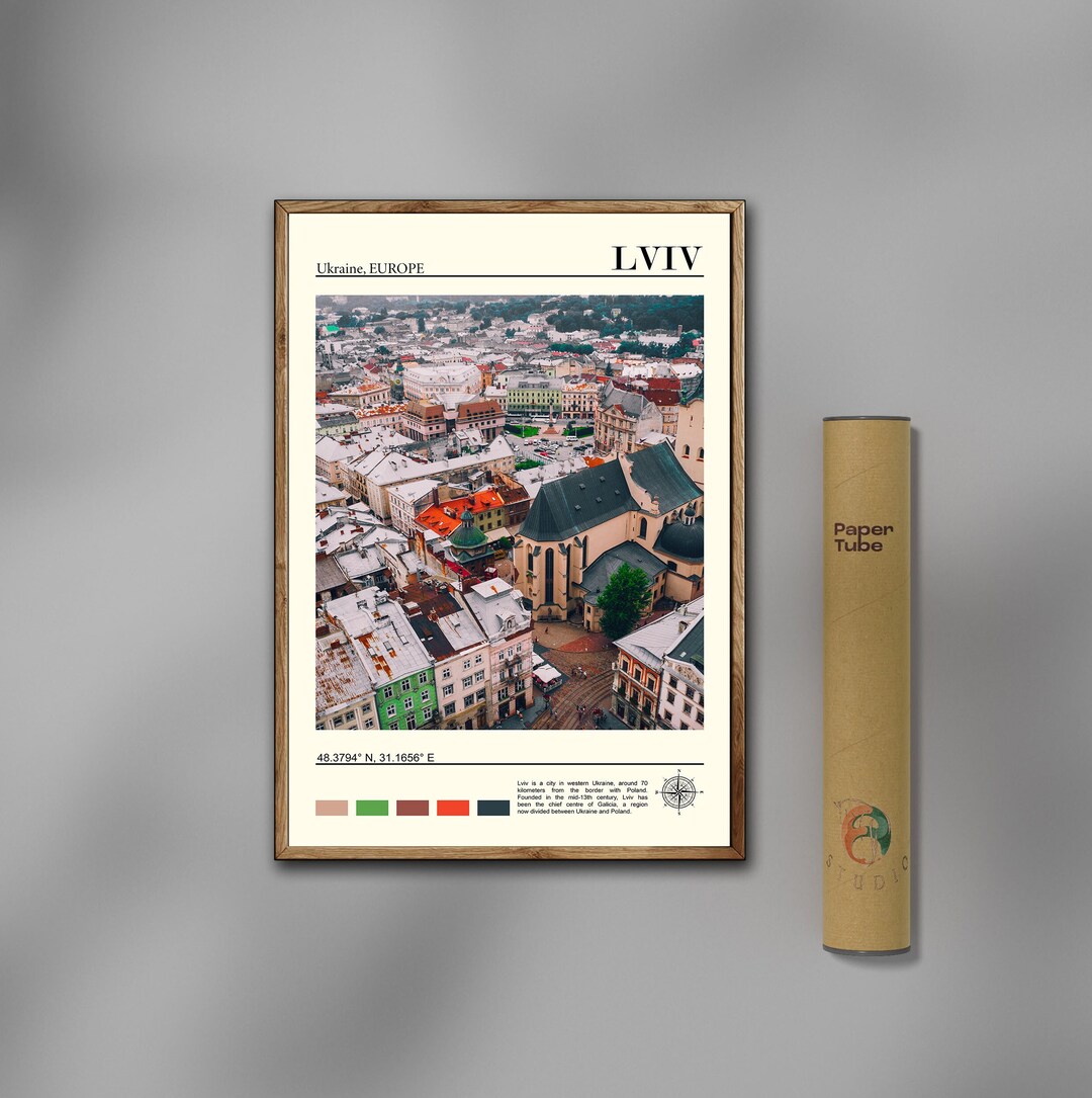 Lviv Print, Ukraine Wall Art, Lviv Poster, Lviv Photo, Lviv Poster ...