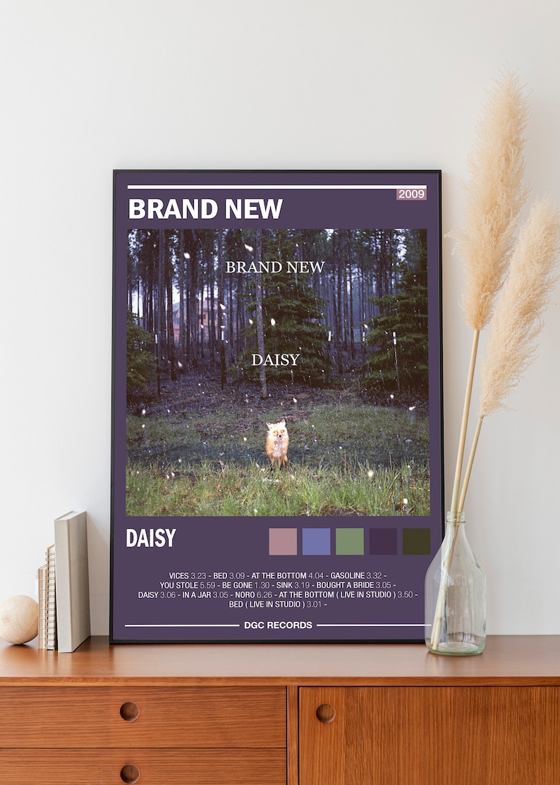 Brand New Poster | Daisy Album Cover | Album Wall Art | Home Decor ...