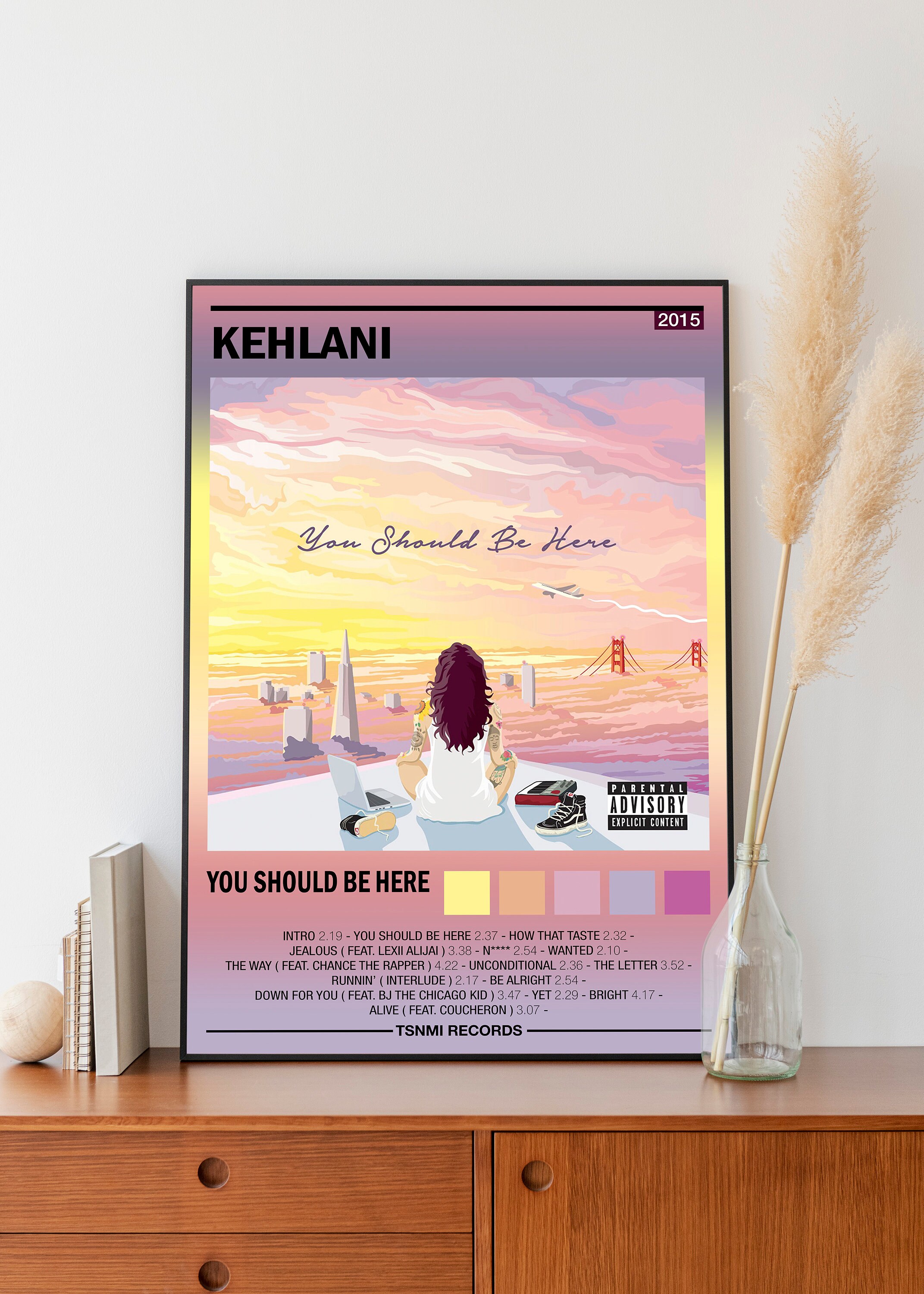 Kehlani Poster Kehlani Album Cover You Should Be Here Album Wall Art ...