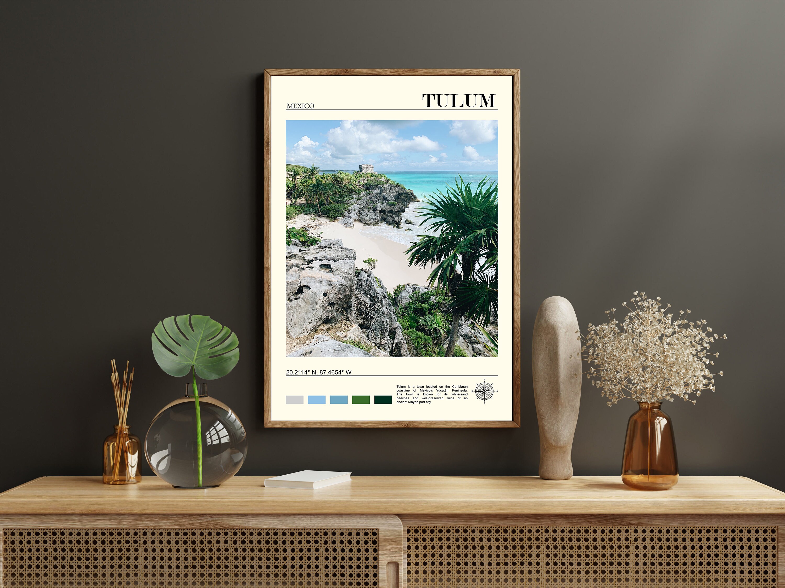 Tulum Print, Mexico Wall Art, Tulum Poster, Tulum Photo, Tulum Como Poster, Mexico, Real Photo ...