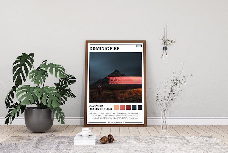 Dominic Fike Poster What Could Possibly Go Wrong Album Cover Album Wall ...