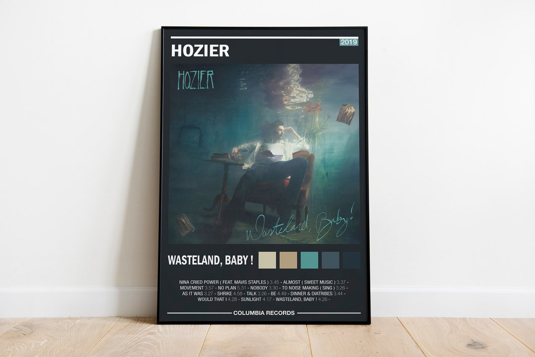 Hozier Poster Hozier Album Cover Wasteland Baby Album Wall Art Home ...