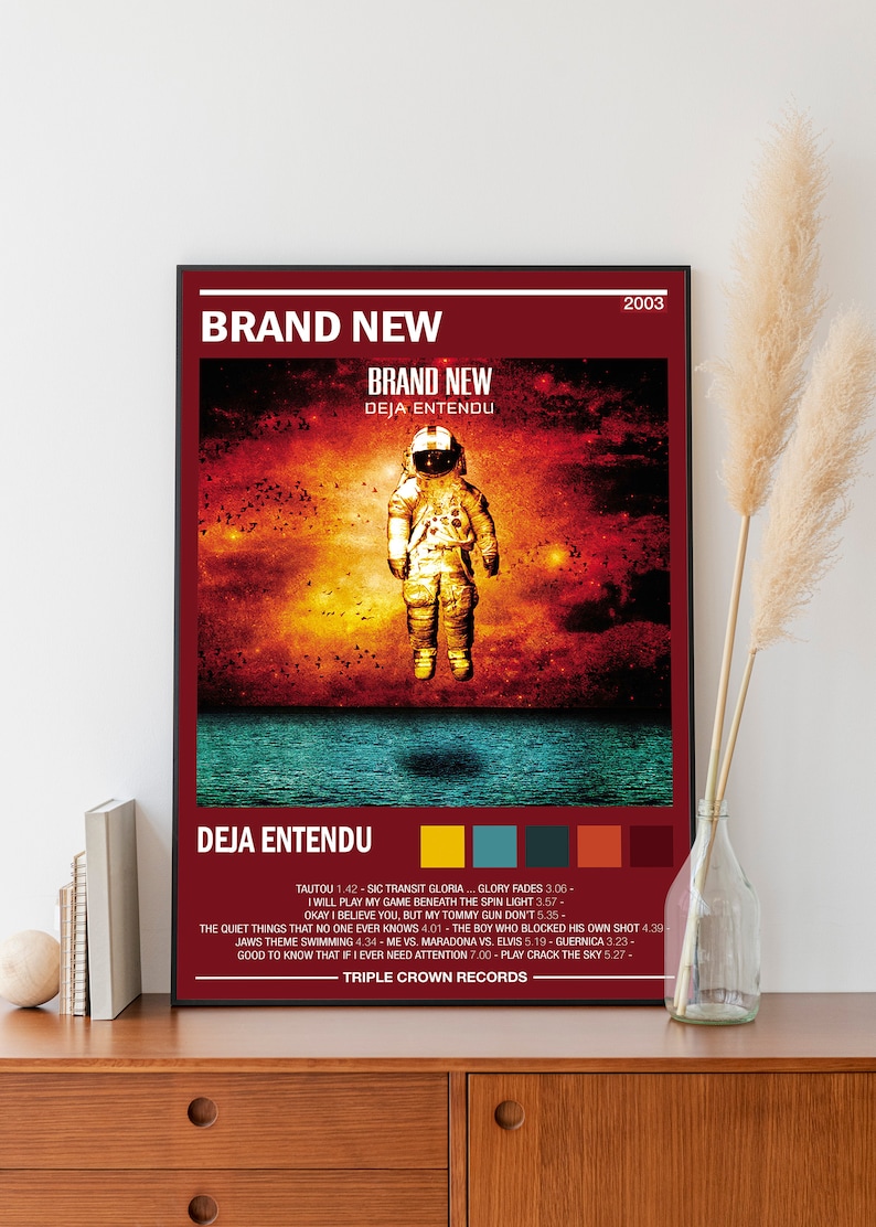 Brand New Poster | Deja Entendu Album Cover | Album Wall Art | Home ...