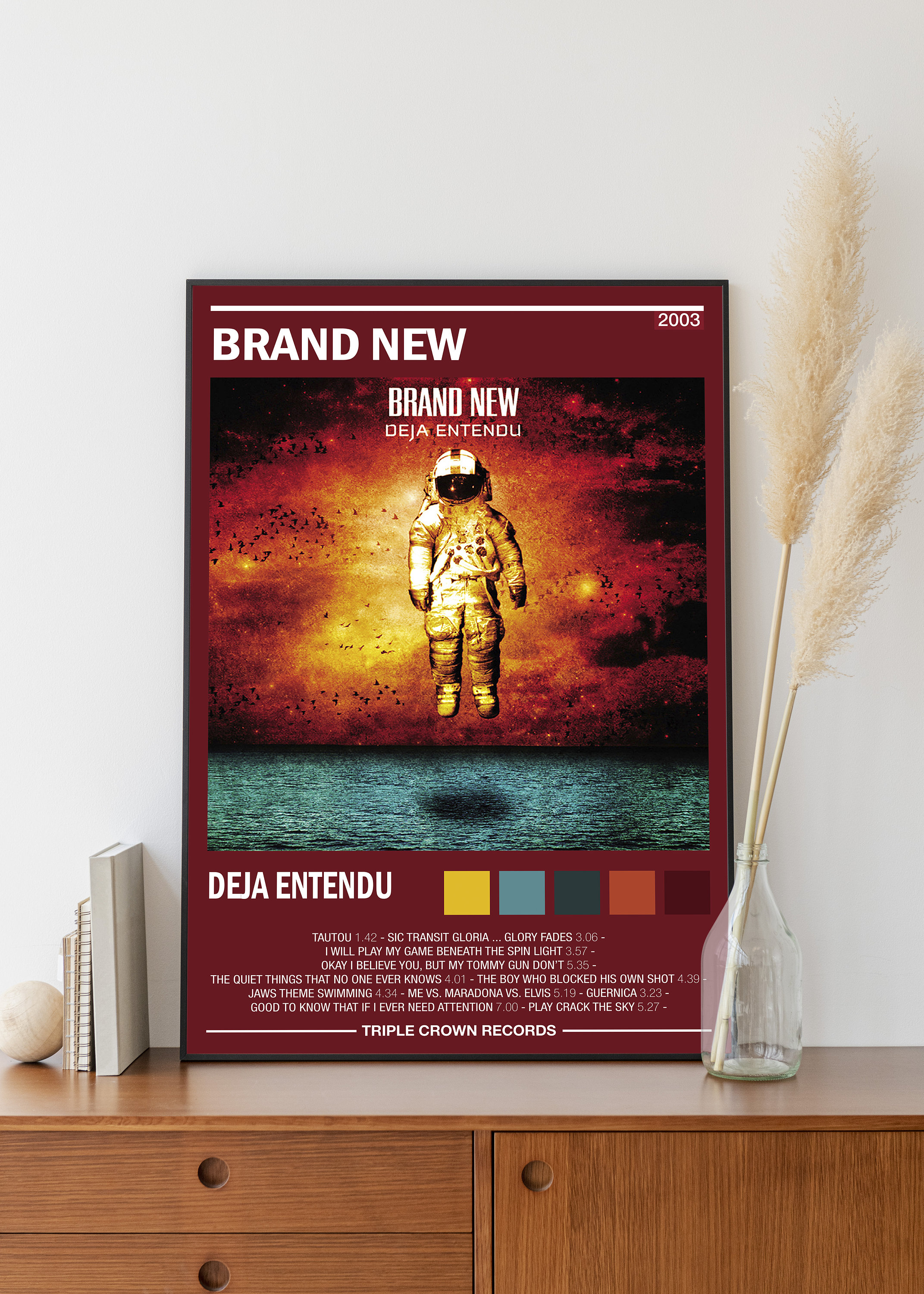 Brand New Poster | Deja Entendu Album Cover | Album Wall Art | Home ...