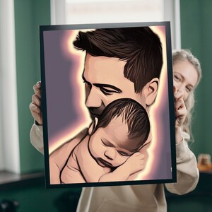 Faceless Portrait, Custom Illustration, Personalised Photo, Photo ...