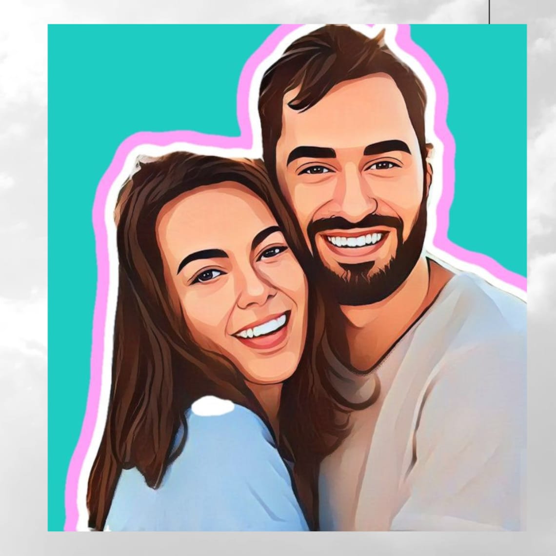 Faceless Portrait, Custom Illustration, Personalised Photo, Photo ...