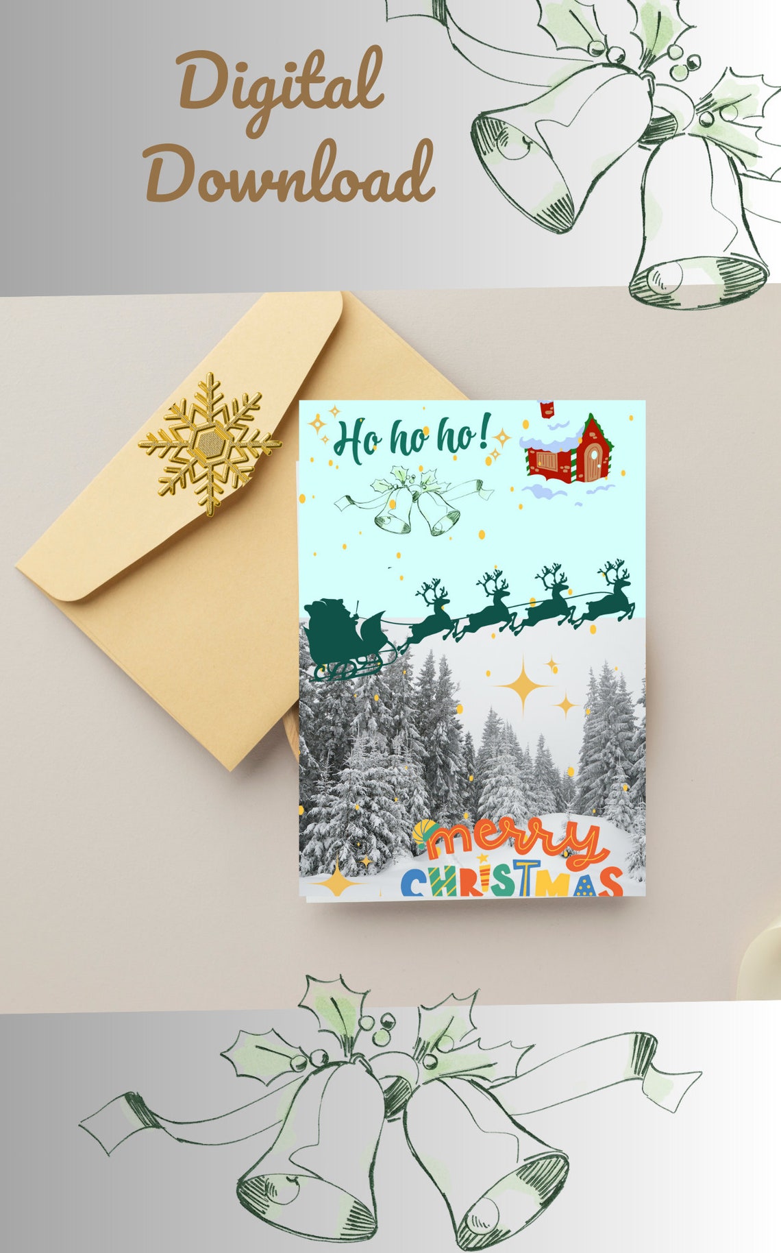 Printable Christmas Cards Two Cards for Santa With CAR and - Etsy