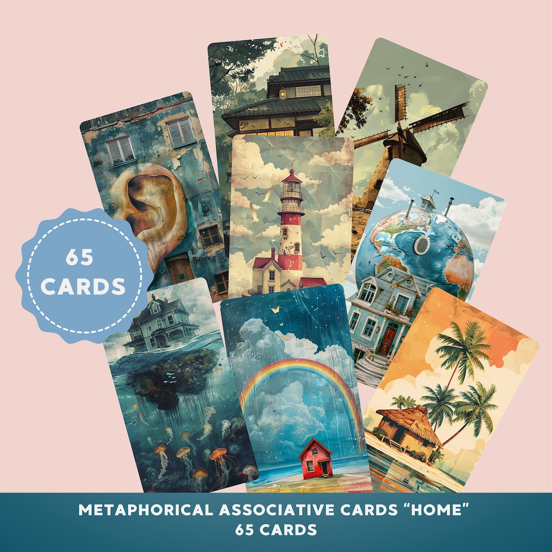 Metaphoric Associative Cards "home", Coaching and Therapy Tool. MAC ...