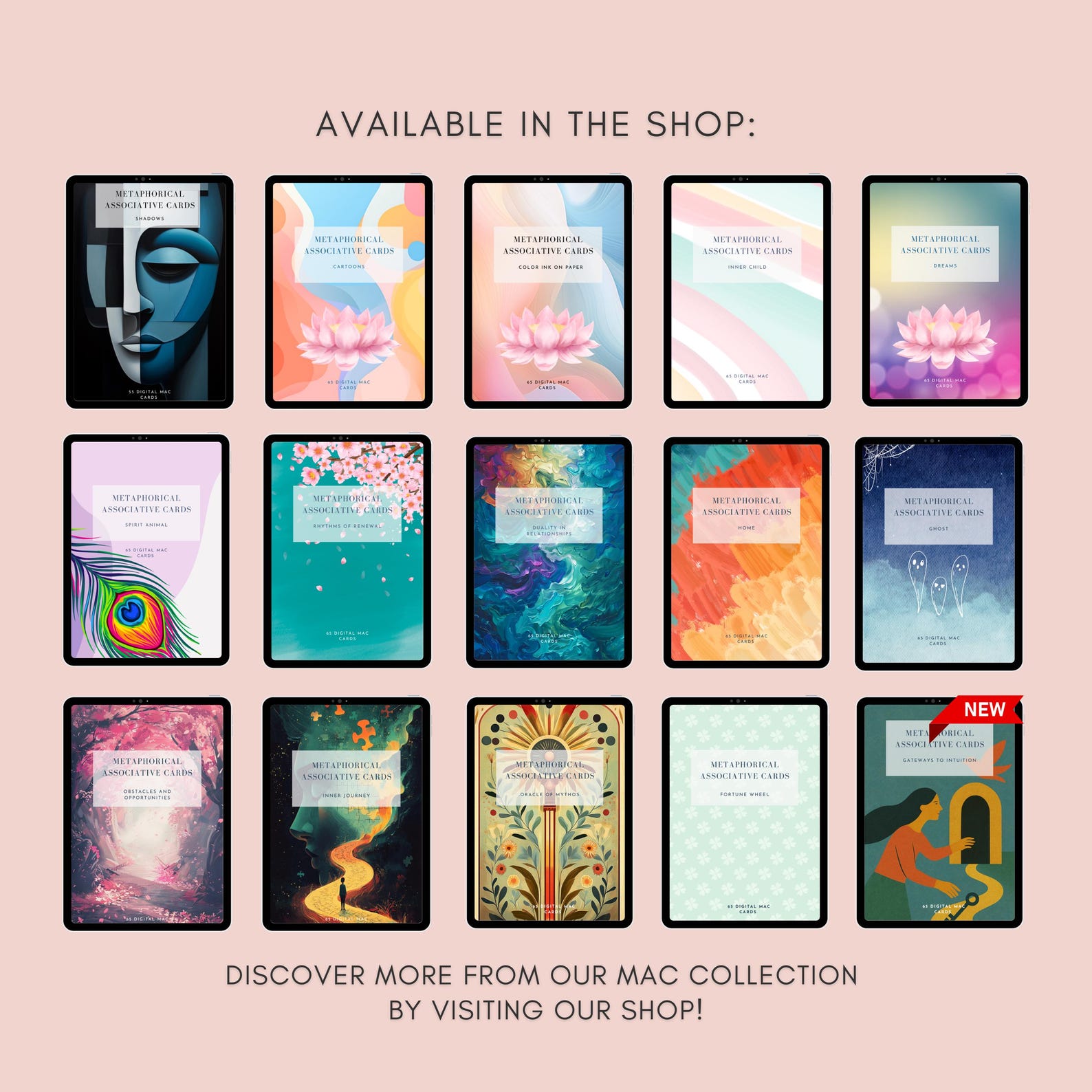 Metaphoric Cards Shadow Work, Journal Prompts. MAC. Digital and ...