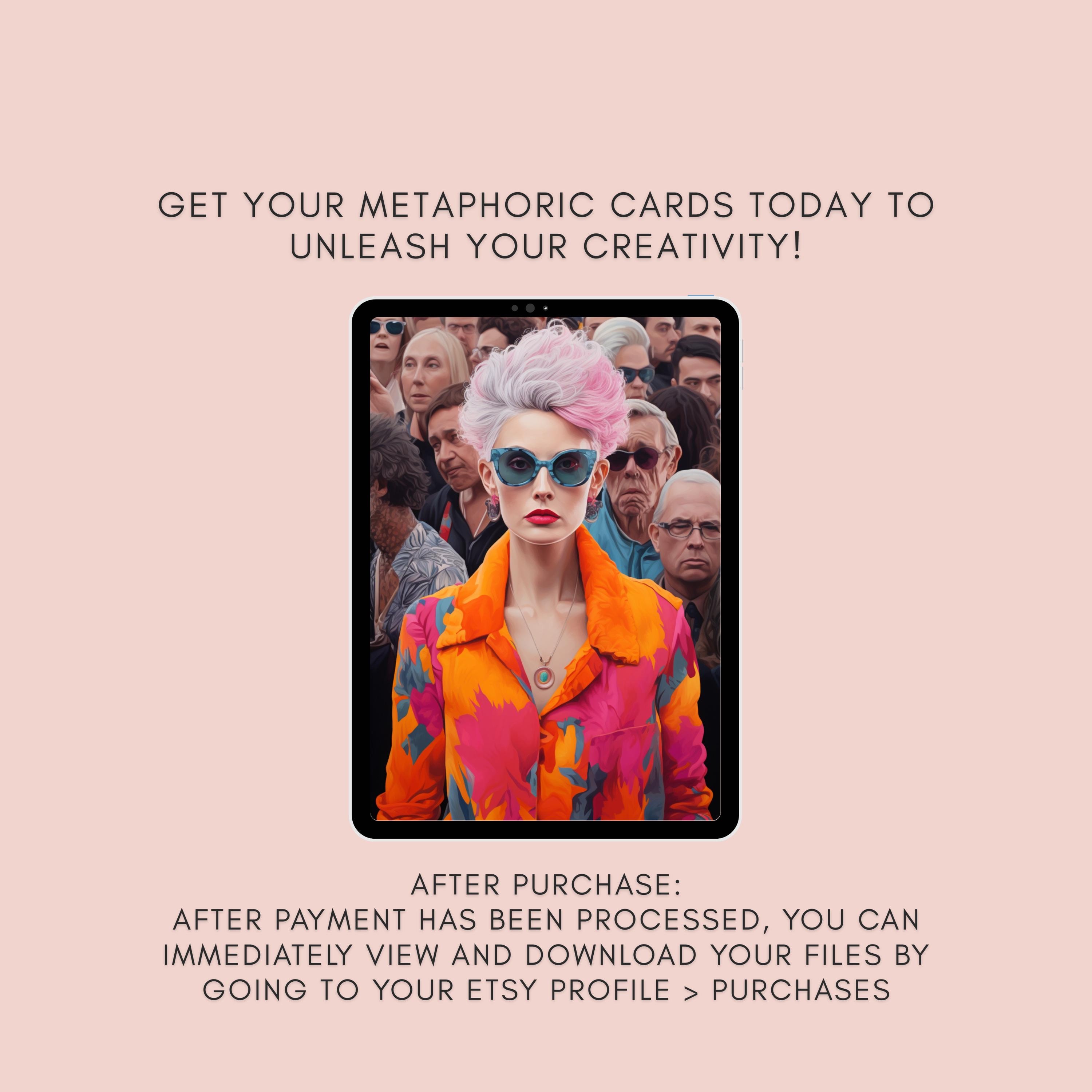 Metaphoric Cards Shadow Work, Journal Prompts. MAC. Digital and ...