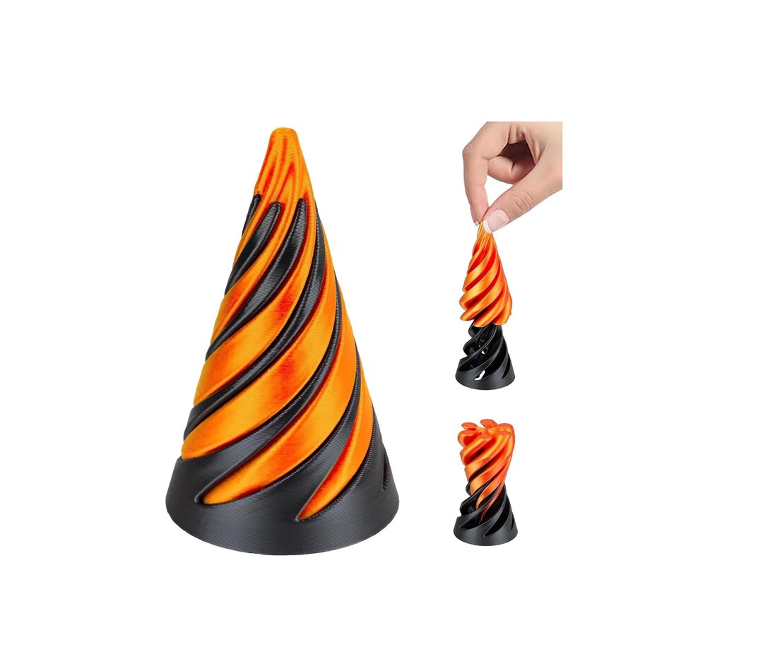 Impossible Cone Spiral Cone Fidget Toy 3D Printed Fidget Toys Pyramid ...
