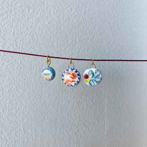 Oyster Charm Necklace - Seafood Charm Necklace - Prawn Charm Necklace ...