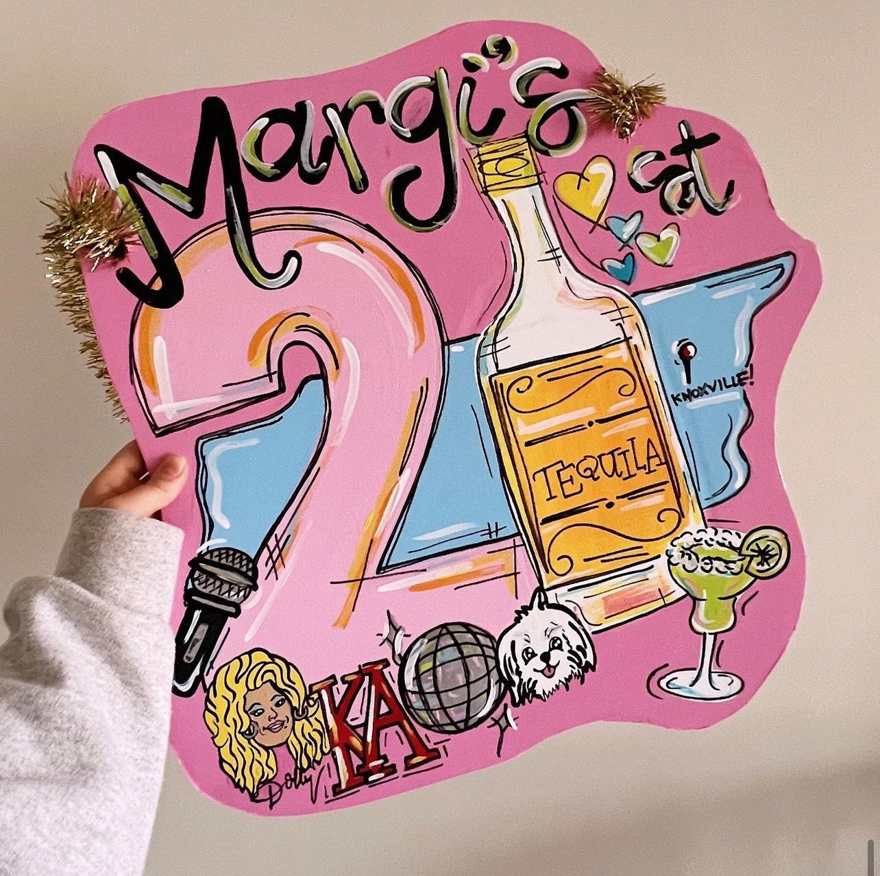21st Birthday Sign | Hand Painted | Customizable - Etsy