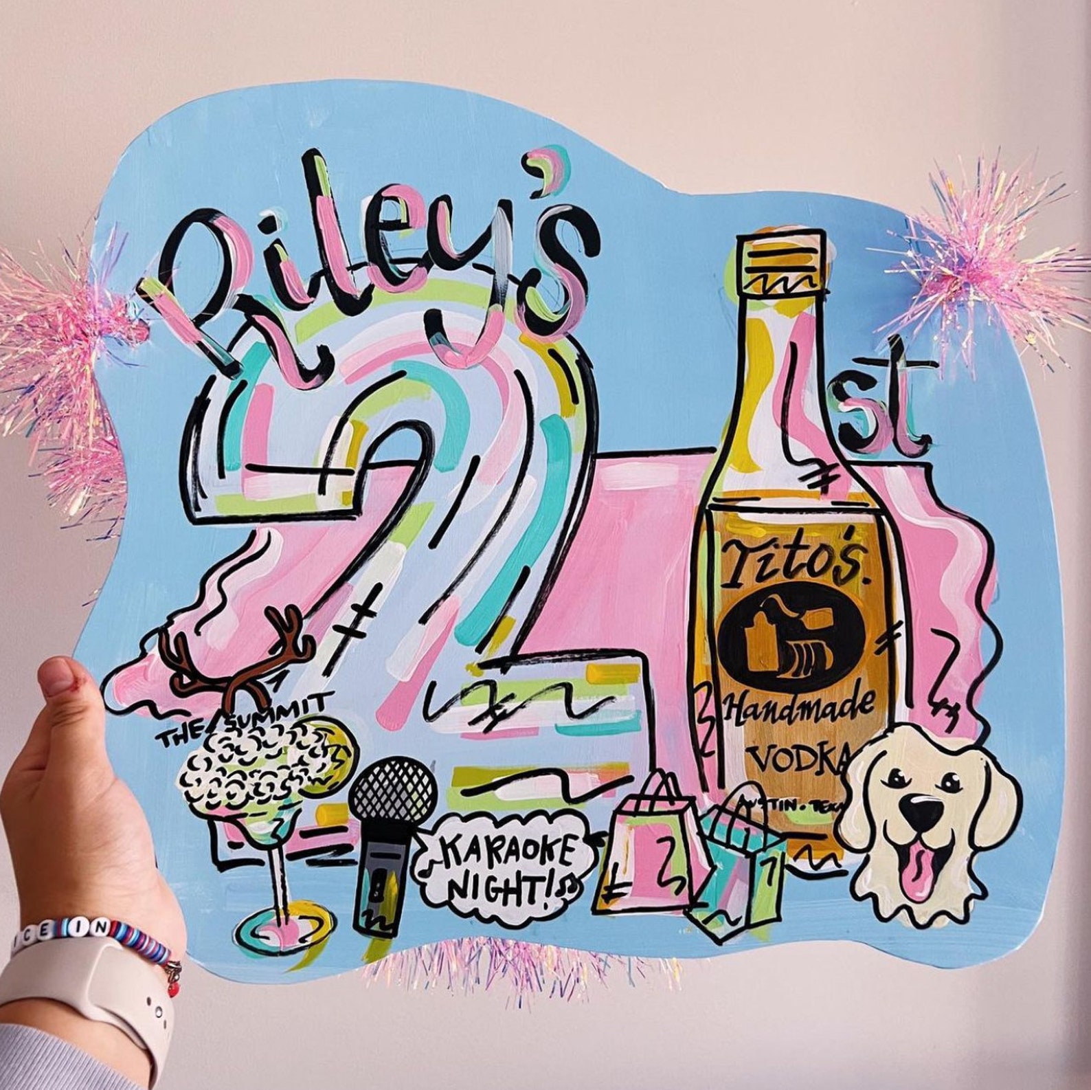 21st Birthday Sign | Hand Painted | Customizable - Etsy