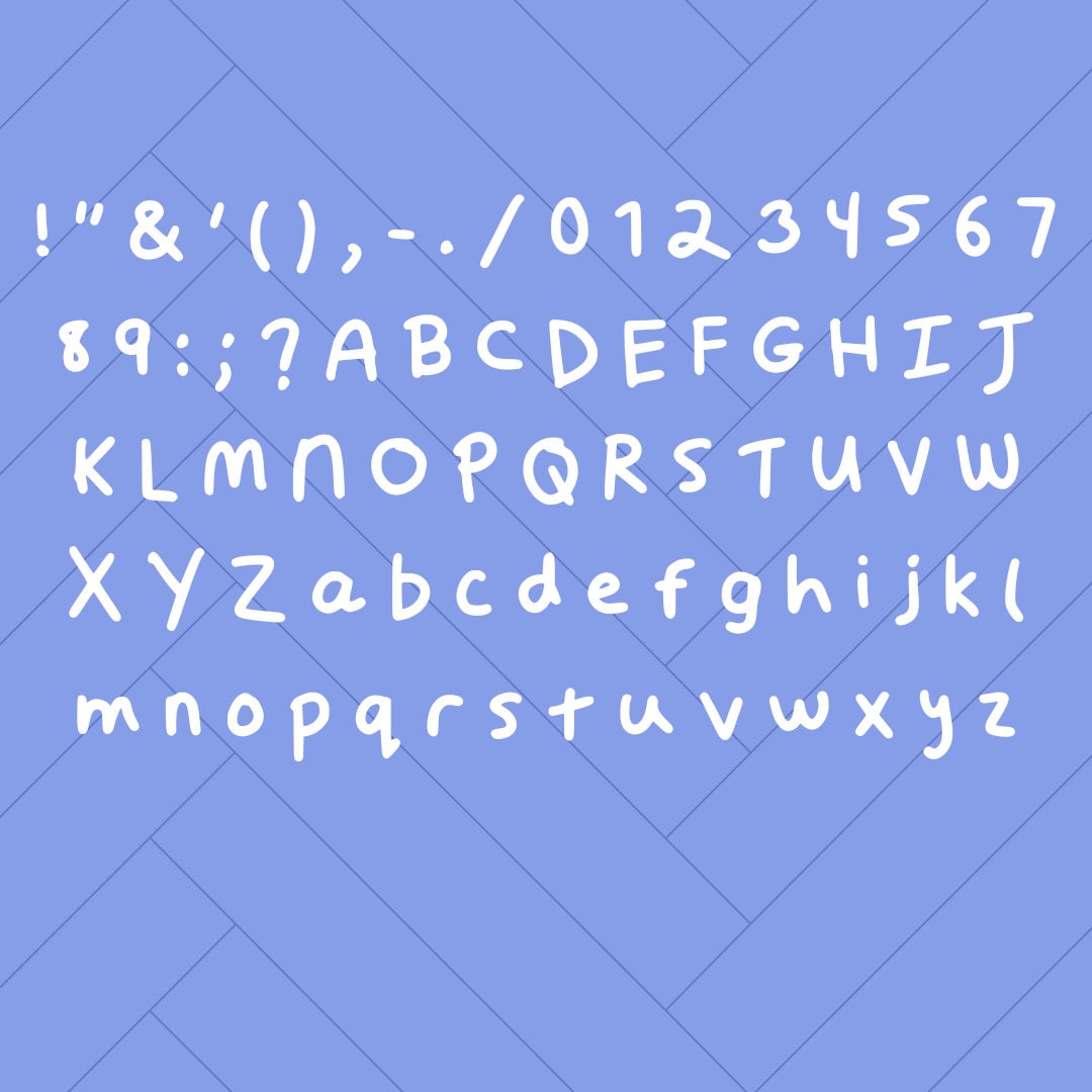 Realistic Handwritten Font, Digital Note Taking Font, Neat Handwriting ...