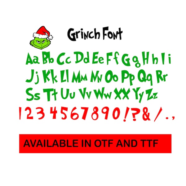 Christmas Grinch - Etsy