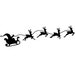 Santa Sleigh SVG, PNG DXF Eps, Cricut Silhouette, Clipart Digital ...