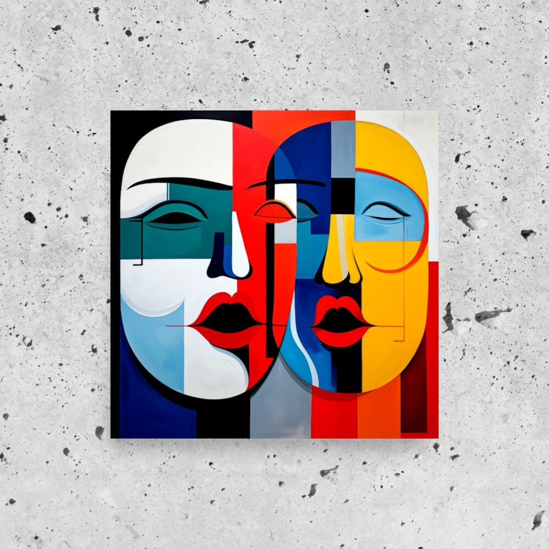 Eccentric Wall Art Aesthetic Posters Funky Wall Art Colorful Whimsical ...