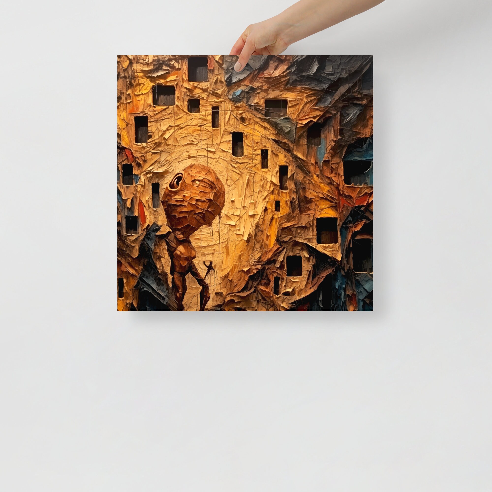 Funky Alien Wall Art, Surreal Aesthetic Poster, Trendy Eccentric Wall ...