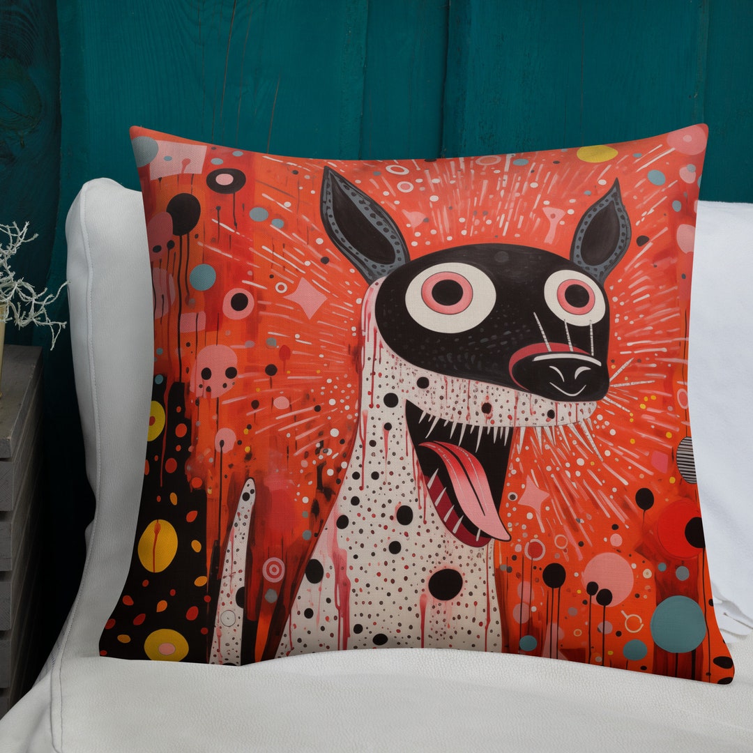 Cute Pet Pillow Funny Throw Pillow Funky Home Decor Gift Aesthetic ...