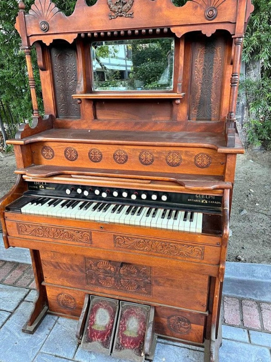 Antique Pump Organ - Etsy