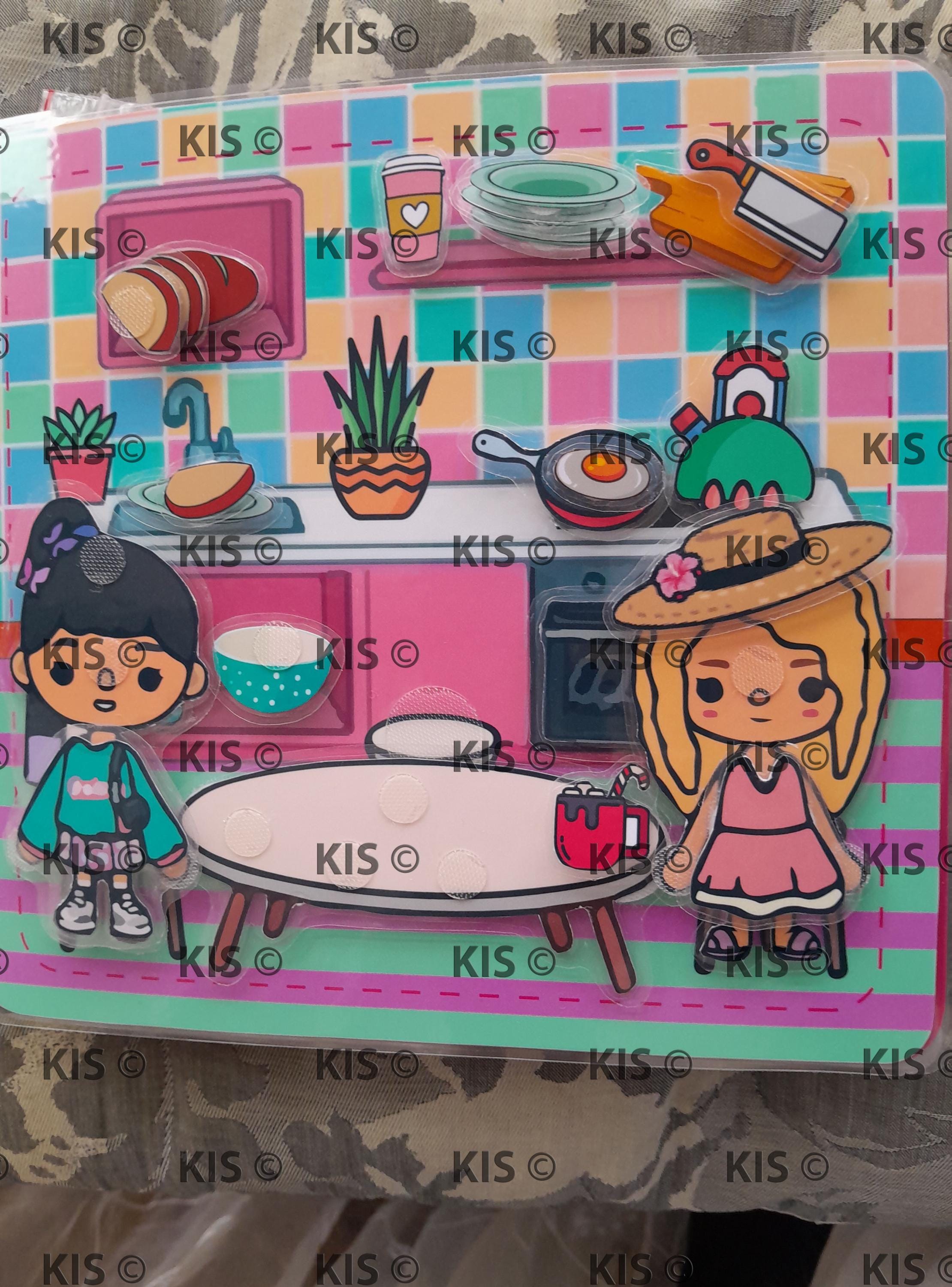 Toca Boca Life World Barbie House – Interactive Sticker Book With 100 ...