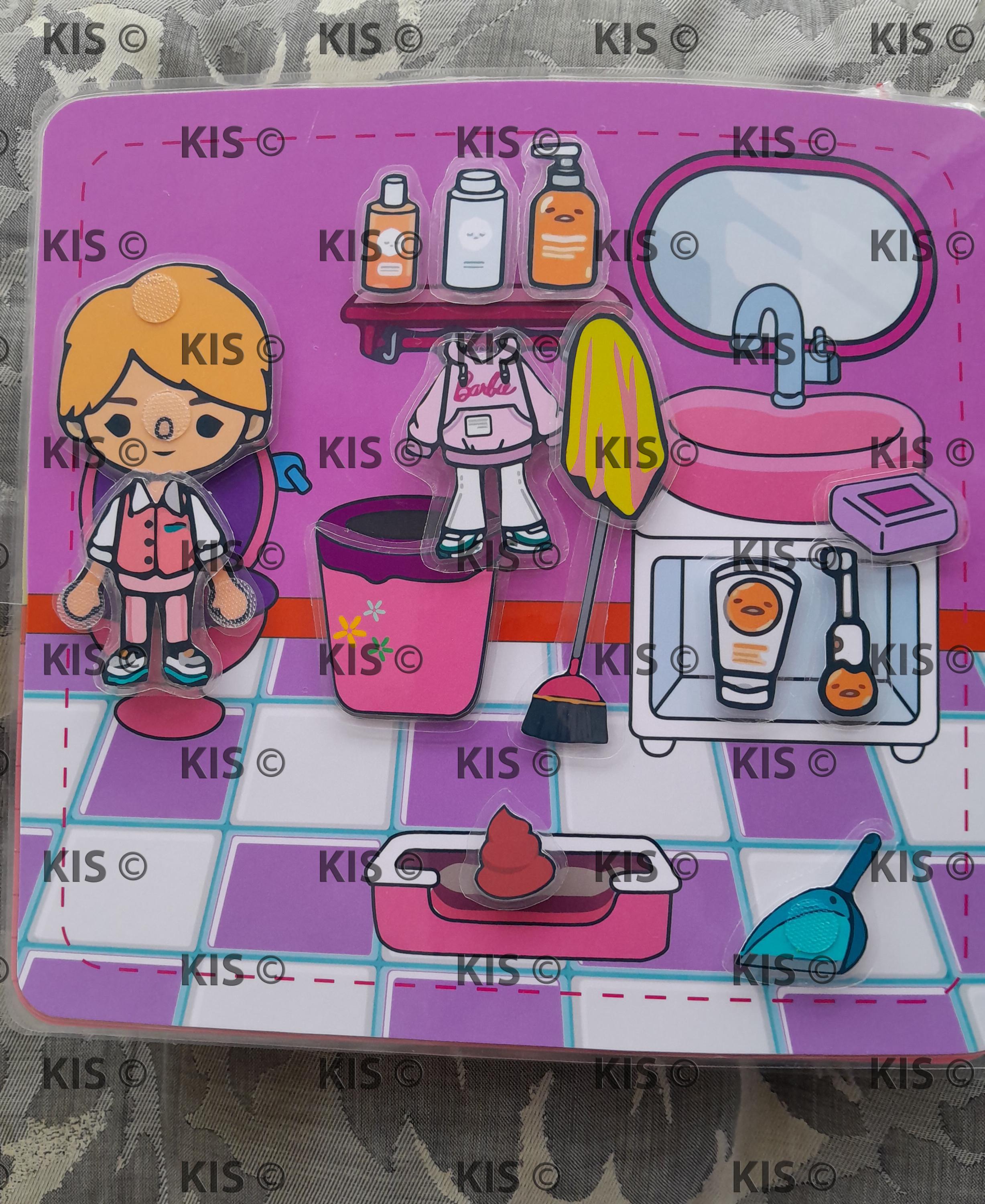 Toca Boca Life World Barbie House – Interactive Sticker Book With 100 ...