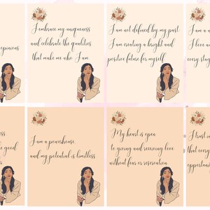 Printable Self Love Affirmation Cards, Motivational Cards, Self Care ...