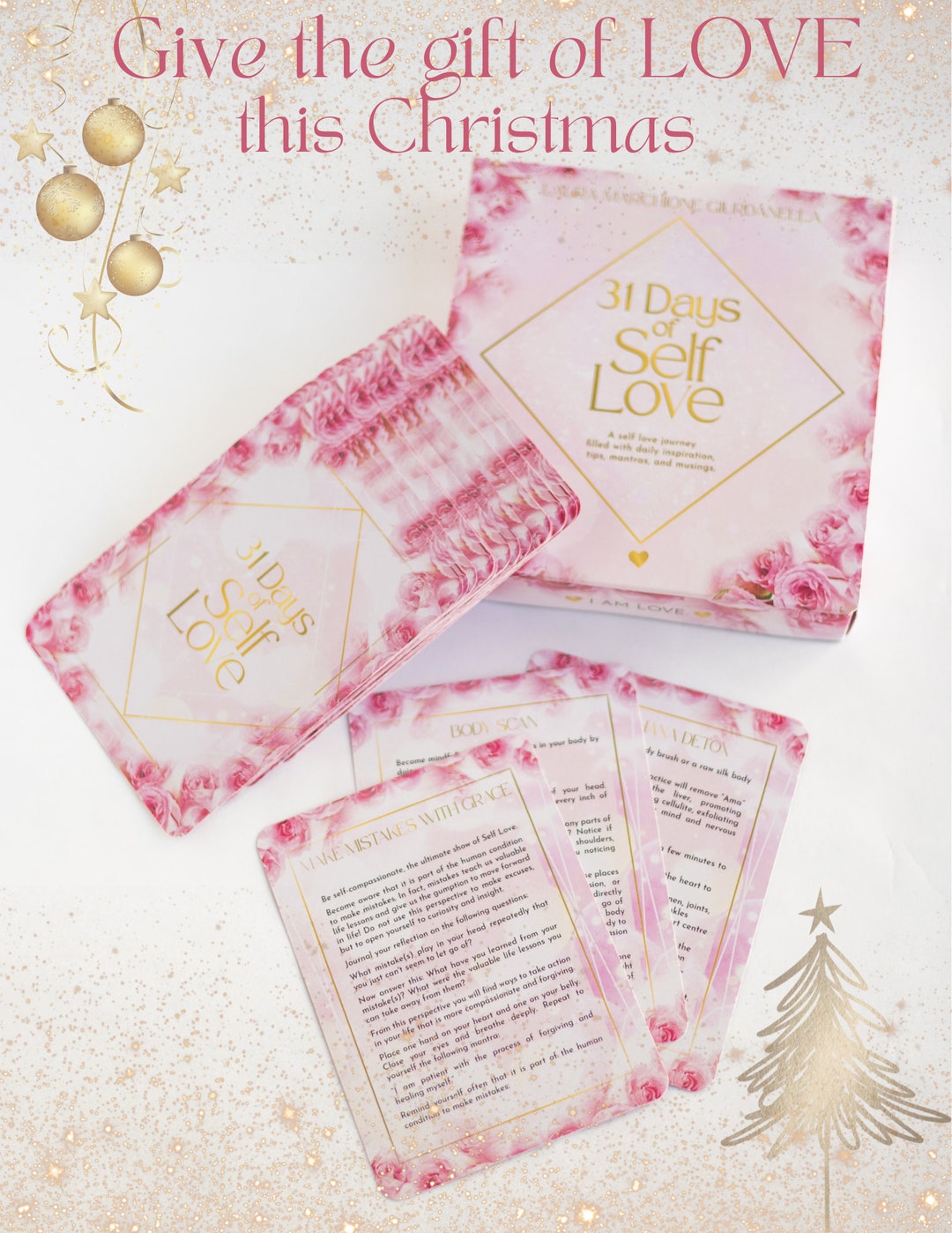 31 Days of Self Love Card Box - Etsy