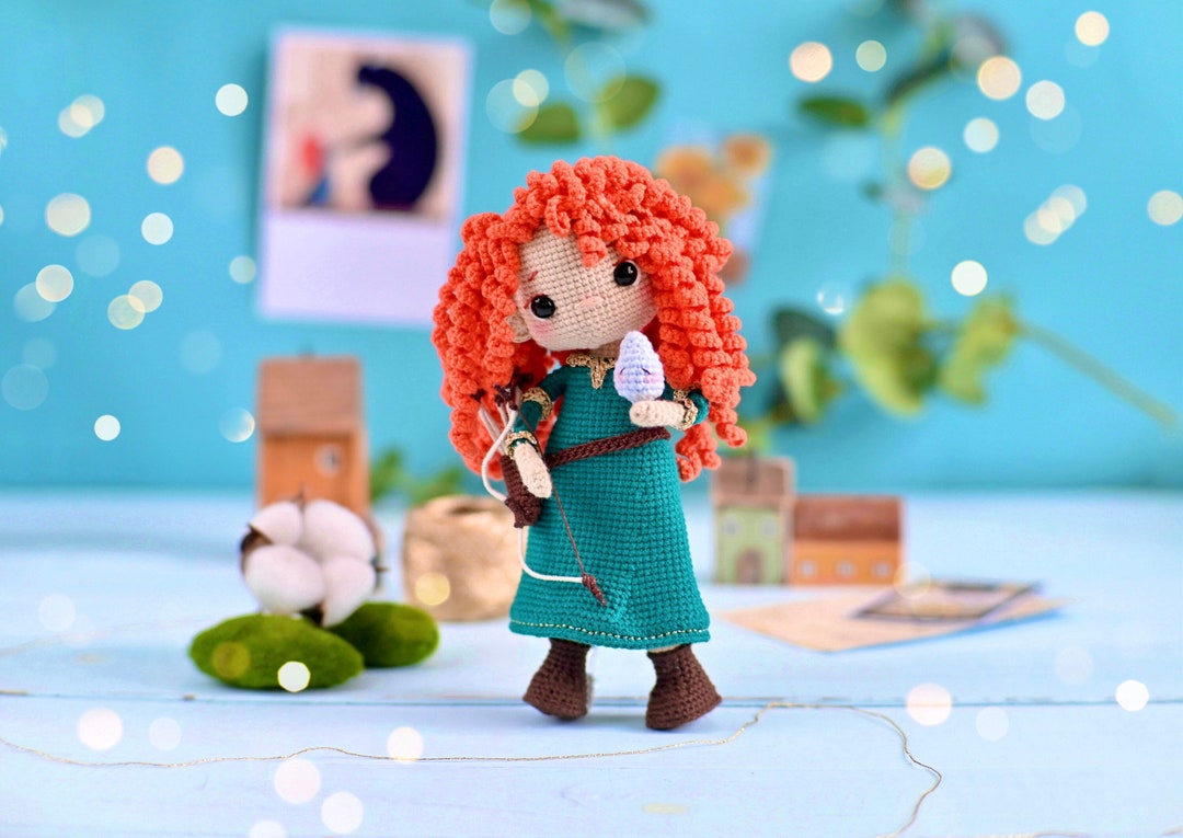 Crochet Pattern Doll Merida, ENG Pdf Amigurumi - Etsy