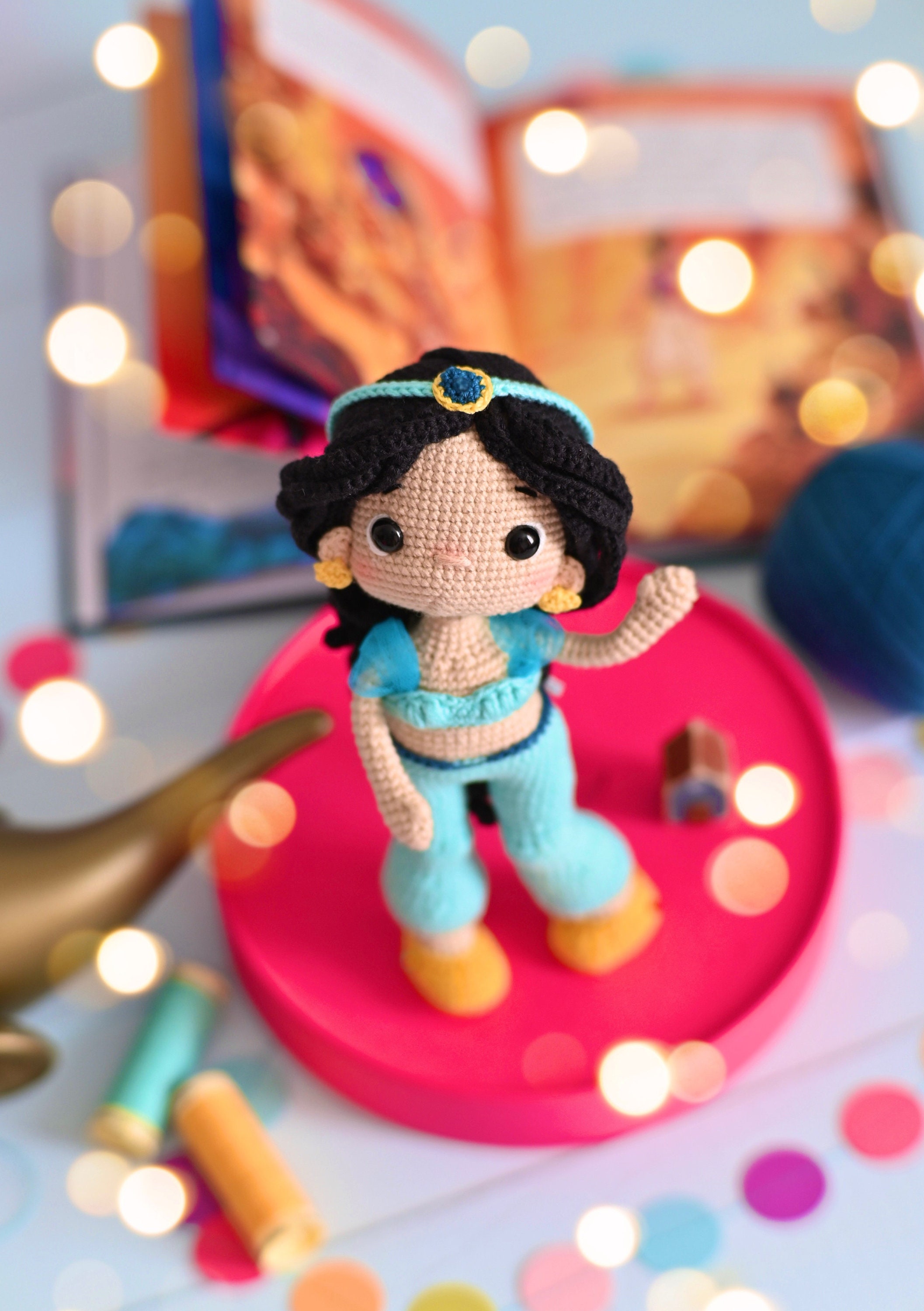 Crochet Pattern Doll Jasmine ENG Pdf Amigurumi - Etsy